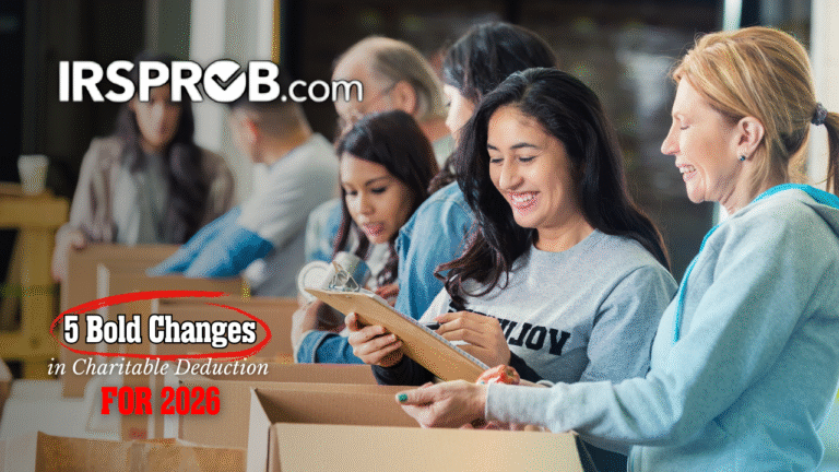 5 Bold Changes In Charitable Deduction For 2026