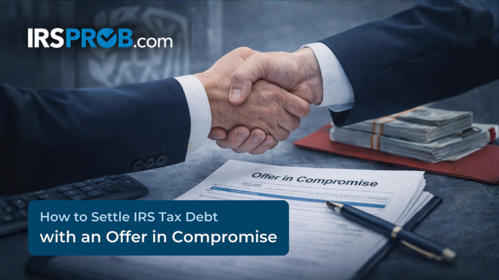 How To Settle IRS Tax Debt With An Offer In Compromise: 4 Settlement ...